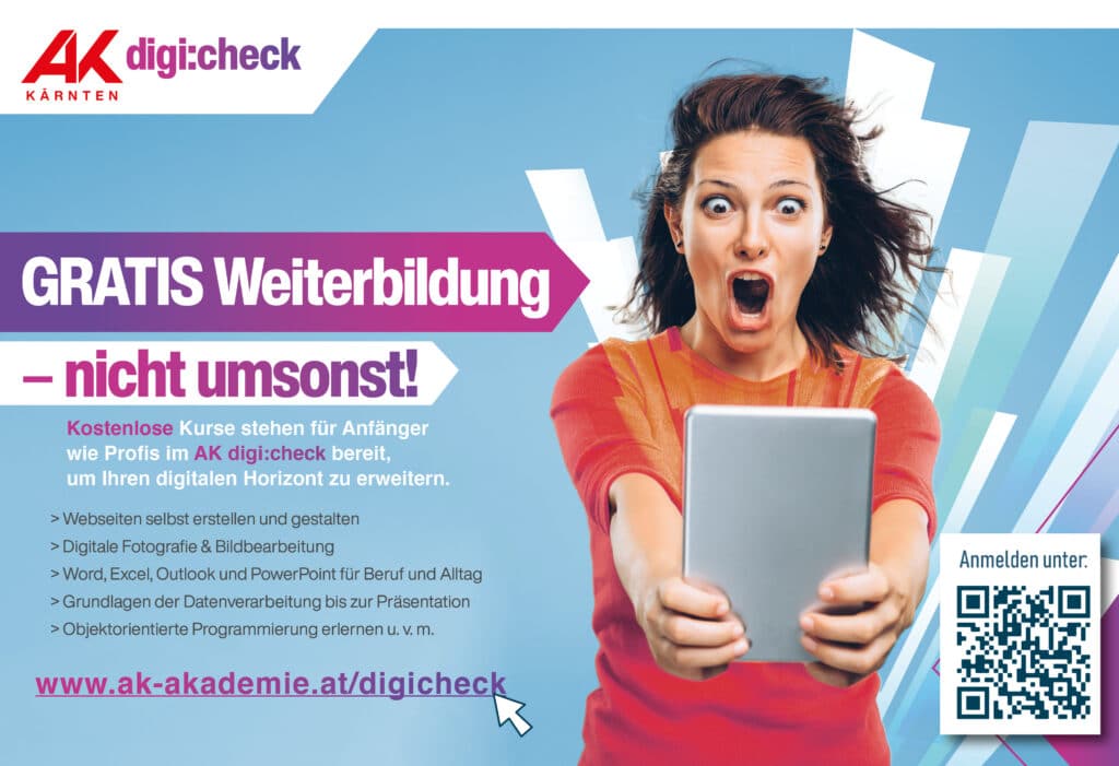 Gailtal Journal - GRATIS Weiterbildung mit dem AK digi:check