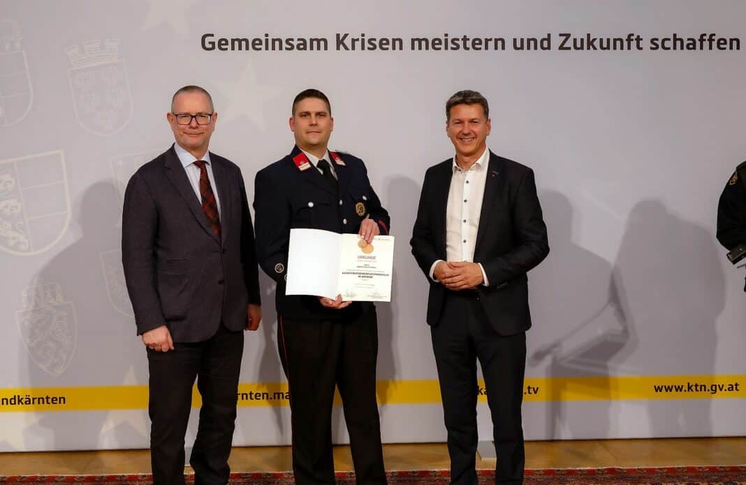 Gailtal Journal - Land verlieh Katastropheneinsatzmedaillen